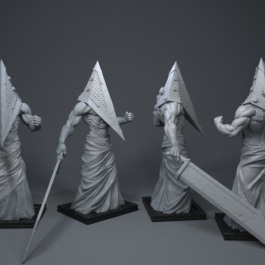 👹 Pyramid Head・ STL File for ・Cults