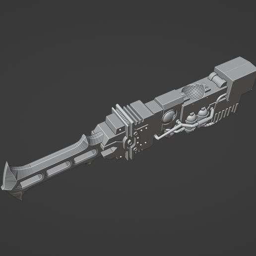 🔫 Vibroblade - proxy melee weapon for knight・Free STL File for 3D ...