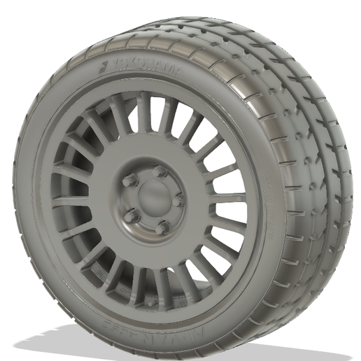 🚗 1/24 16x7 O.Z Racing Rally Raid wheels (with logo svg)・ 3D File for ...