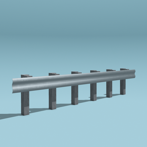 🏛️ Road Separation Fence・Archivo STL para Impresión 3D・Cults