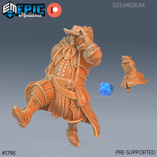 3D file Noble Human Set ‧ DnD Miniature ‧ Tabletop Miniatures ‧ Gaming ...