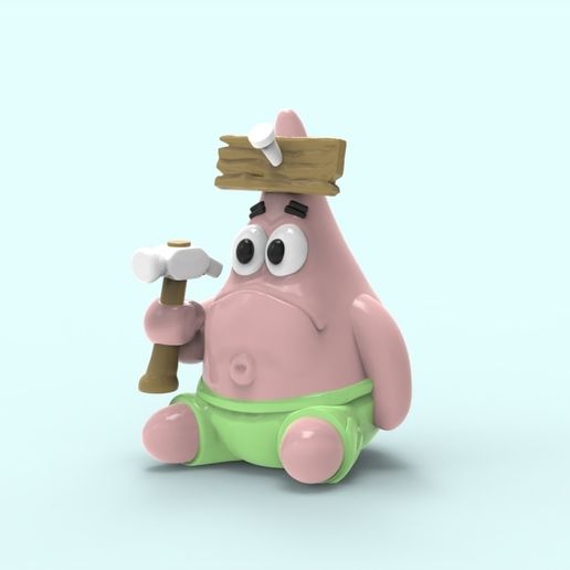 ⭐ patrick star・Free 3D File for ・Cults