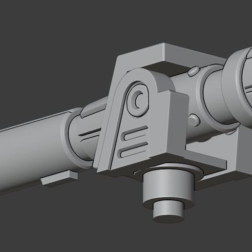 🔫 Articulated Mortar Cannon for PotP Outback or Brawn・ STL File for 3D ...