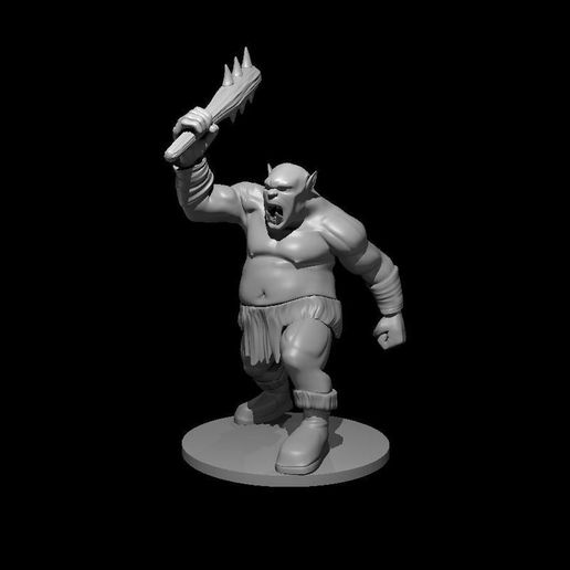 👹 Ogre Updated Pose 2・Free STL File for 3D printing・Cults