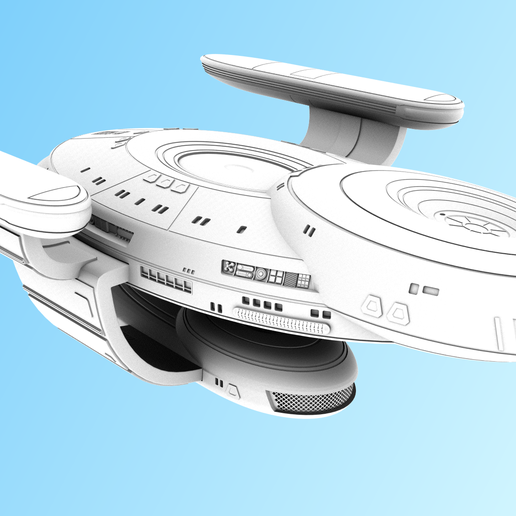 3D file Grissom Class STO / Jim Martin Voyager Concept 🖖 ・Model to ...