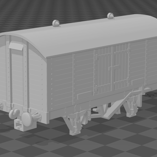 🚐 HO/OO TTTE LBSCR Diagram 8 8-ton van V1 NEM・ STL File for 3D printing ...