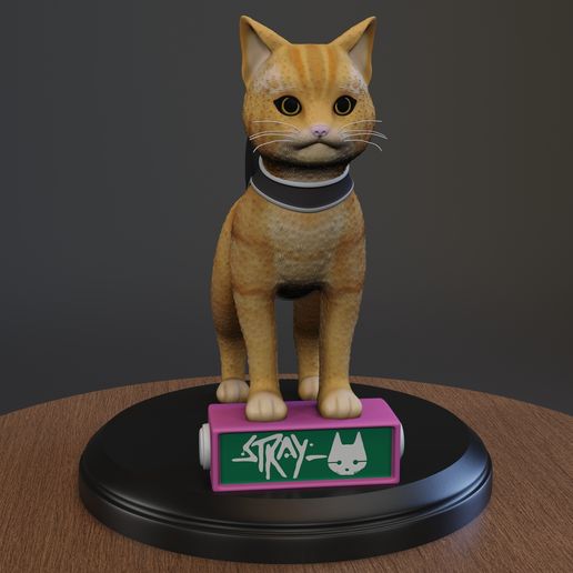 3D file Stray cat - game 3d model ready to print 🐱 ・3D printer model to ...