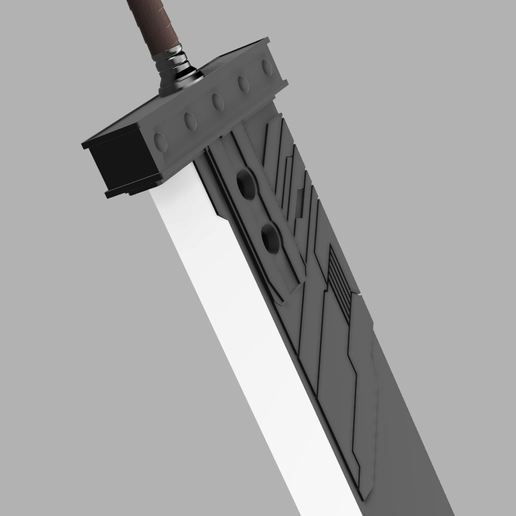 🗡️ Cloud's Buster Sword (Final Fantasy VII Remake)・ STL File for 3D ...