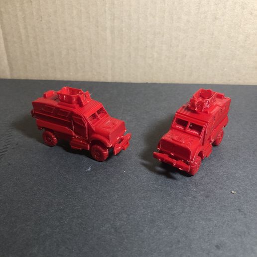 ♟ MRAP Card Model 1:100 Scale・Free STL File for 3D printing・Cults