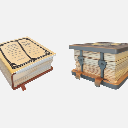 📚 Books 3D, 2 models, reading lovers, readers・ STL File for 3D printing ...