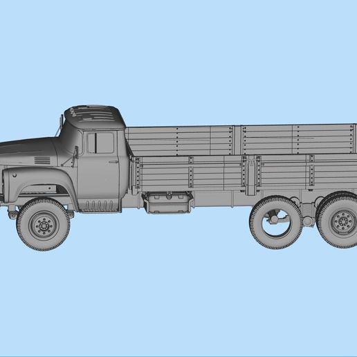 🚚 ZIL 133GYA truck kit 3D PRINTABLE STL FILE・ 3D File for ・Cults