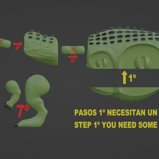 🦖 DINOCROC V2 FLEXI DINOSAUR CROCODILE MUTANT DINOSAUR DINO MONSTER ...