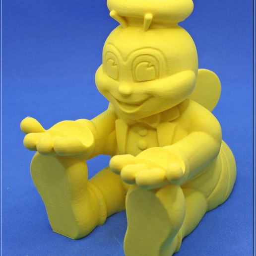 📞 Jollibee Phone Stand・Free STL File for 3D printing・Cults