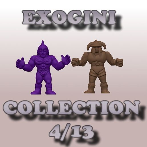 🎨 Exogini collection 4/13・ STL File for 3D printing・Cults