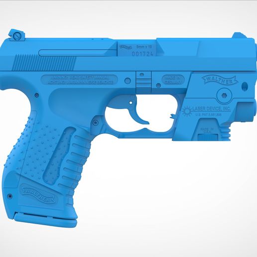 🎬 Modified Walther P99 from the movie Underworld 3d print model 1 to 12 ...