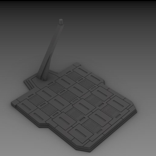 🤖 1/144" Gunpla Stand・Free 3D File for 3D printing・Cults