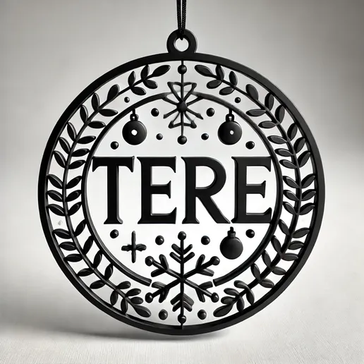 STL file Tere Christmas Sphere 🎄 ・Design to download and 3D print・Cults