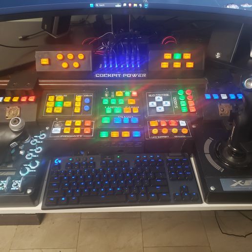⭐ Star Citizen Button Box Panels Version 2・Free STL File for 3D ...