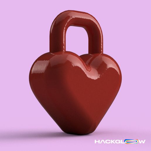 💜 Heart shapped Kettlebell - St. Valentine・ STL File for 3D printing・Cults