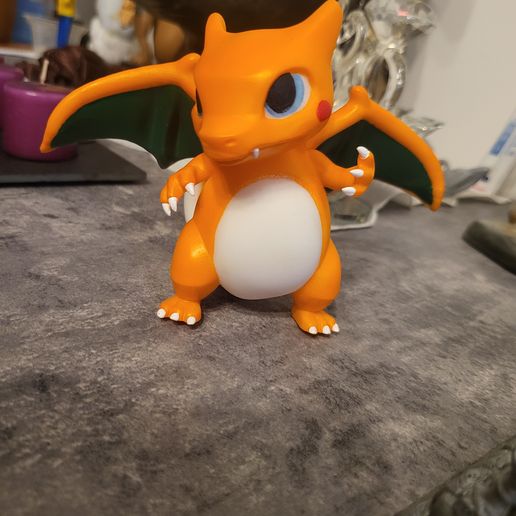 chibi charizard 3d