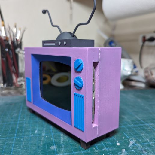 📞 The Simpsons TV Phone Box / Case・Free STL File for 3D printing・Cults