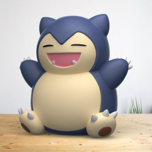STL file Pokemon Snorlax 02 🐉 ・3D printable model to download・Cults