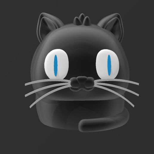 🐱 Suporte Alexa Echo Dot 4a e 5a Geração Cute Cat Version 4・Archivo STL ...