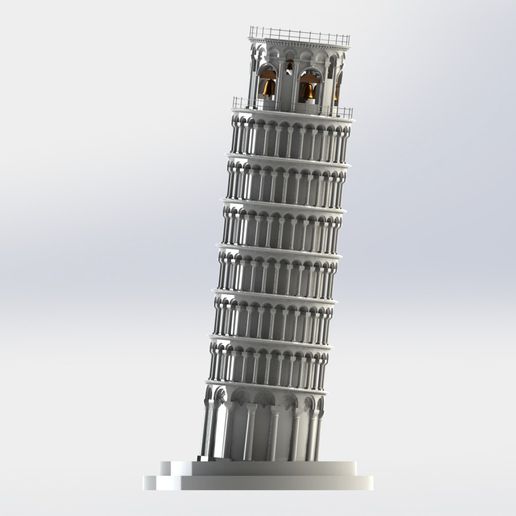 🆓 Tower of Pisa, 3D MODEL FREE DOWNLOAD・Free STL File for ・Cults