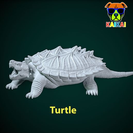 🐊 Alligator snapping turtle model - turtle statue - 3D print・ 3D File ...