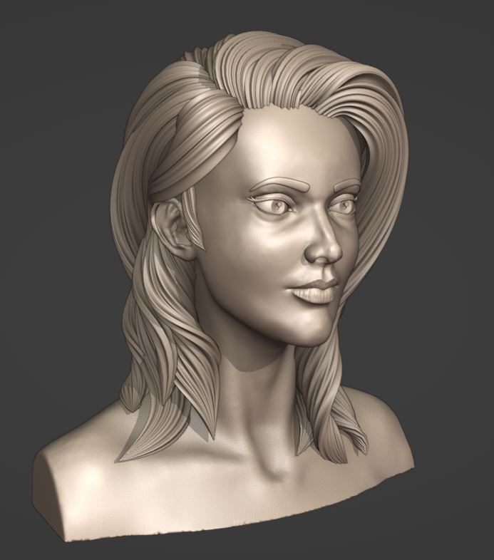 Archivo STL Hermoso busto femenino・Plan para descargar y imprimir en 3D・Cults