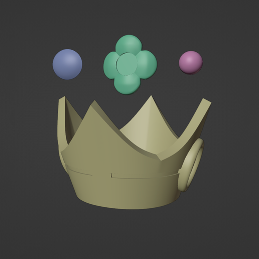 STL file Princess Daisy Crown (Super Mario) 👸 ・Template to download and ...