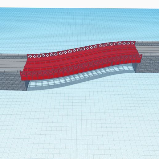🌉 Double Viaduct N Gauge Steel Bridge・ STL File for 3D printing・Cults