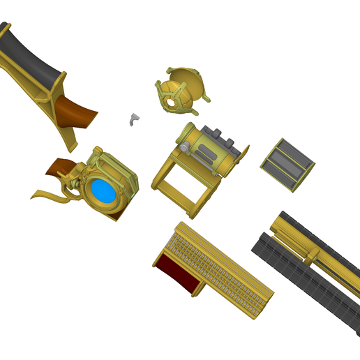 📱 Caitlyn Hextech Railgun Rifle Season 2 Act 3 Arcane | Arcane Cosplay ...