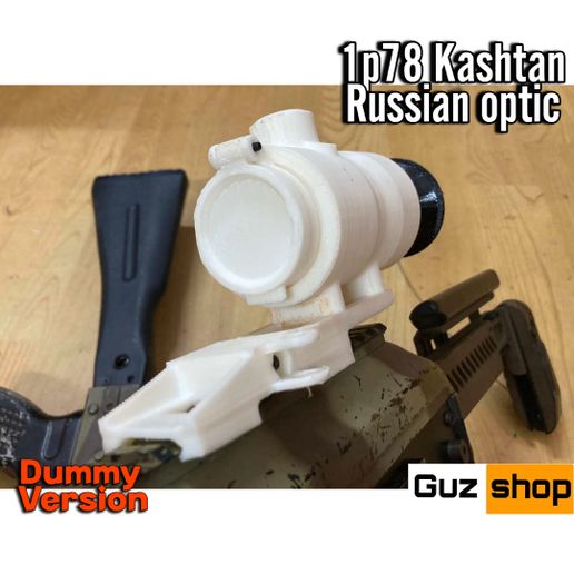 🔫 1p78 Kashtan Dummy Russian Optic | Guzshop・ STL File for 3D printing ...