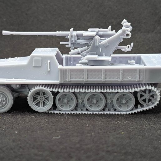 🔫 Half-track Schwerer Wehrmachtschlepper (SWS) armored cabin + 37mm ...