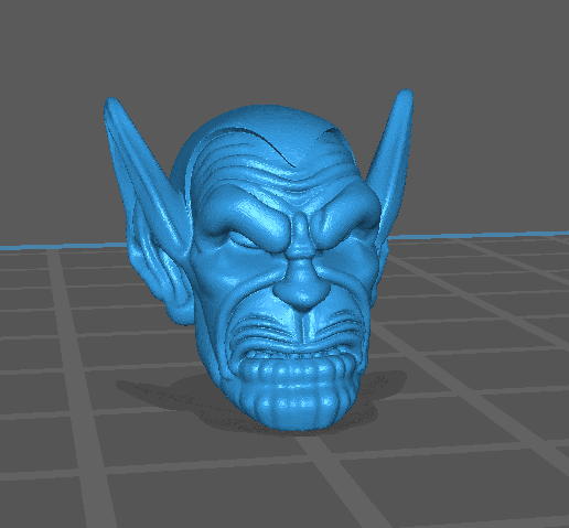 🫡 1/12 gi joe classified, marvel legends style head..super skrull ...