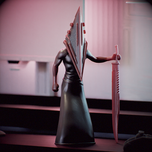 👾 Pyramid head - Red Pyramid Thing - Silent Hill・ STL File for 3D ...