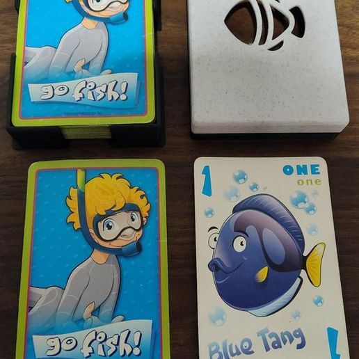 🐠 Cartamuni Go Fish Card Box・Free 3D File for ・Cults
