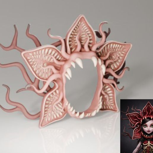 👹 Monster High Stranger Things Demogorgon Mask Custom・ STL File for 3D ...