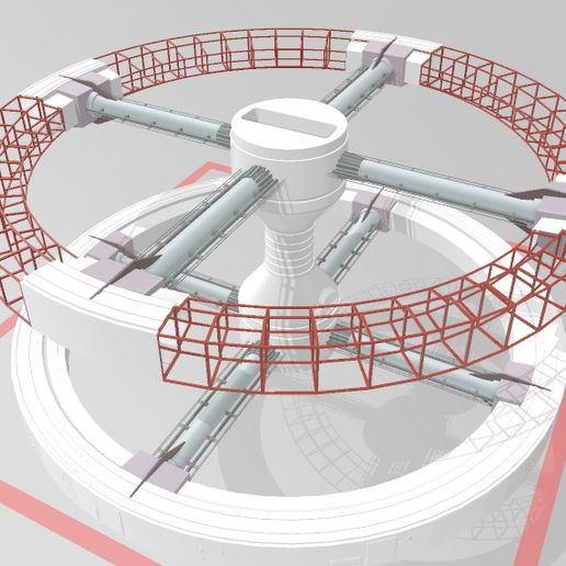 🚉 (Rev 1) ALPHA CENTAURI ORBITAL STATION・Free STL File for 3D printing・Cults