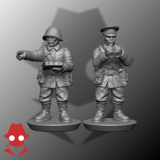 🎲 15mm Soviet Infantry Platoon・ 3D File for 3D printing・Cults