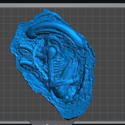 👽 Alien Romulus Xeno Fossil・ STL File for 3D printing・Cults