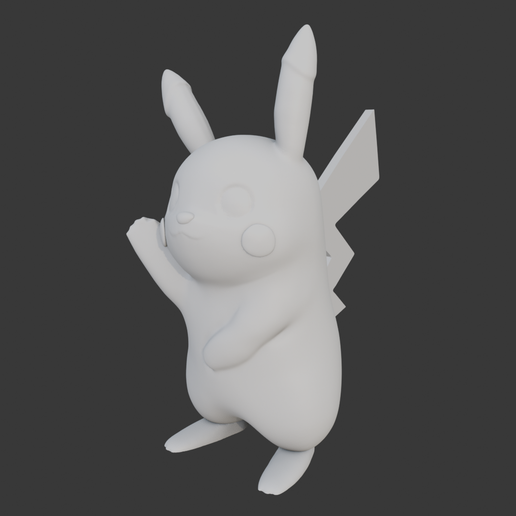 🐉 Pikachu - Pokemon Easy Printing・Free STL File for 3D printing・Cults