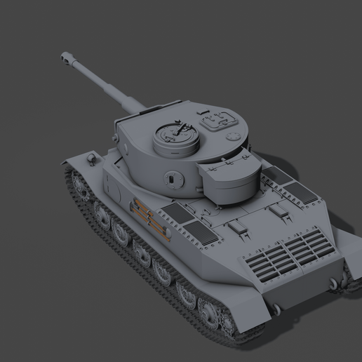 🐅 Panzerkampfwagen VI «Tiger P»・ 3D File for 3D printing・Cults