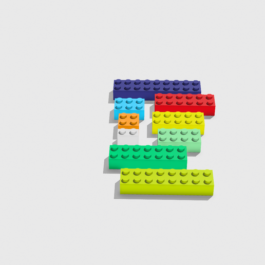 🧱 Lego Brick Collection 2x1 : 2x9 FREE or Pay What You Want・Free STL ...