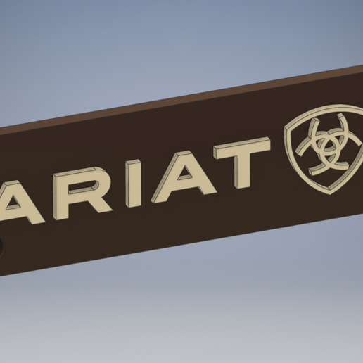 🗝️ ARIAT KEYCHAIN・Archivo STL para Impresión 3D・Cults