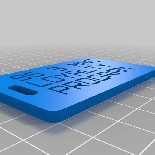 Бесплатный STL файл MNC LOYALTY PROGRAM KEYCHAIN・3D-печатная модель для ...