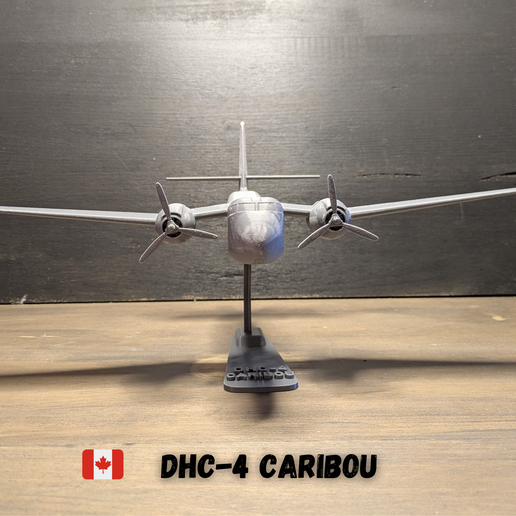 🇨🇦 De Havilland Canada DHC-4 Caribou - Cargo plane・ STL File for 3D ...