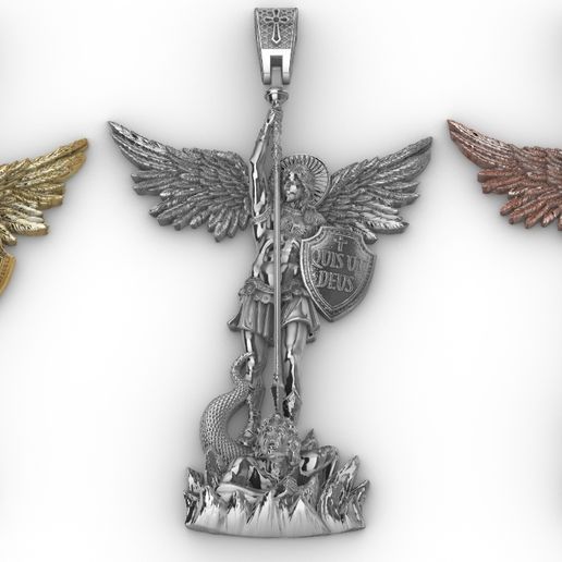 📿 Archangel Saint Michael - Arcangel san miguel 3D print model・ STL ...