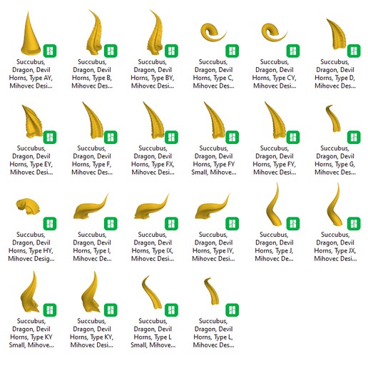 😈 Devil Horns, Dragon Horns, Succubus Horns Mega Bundle! ANY HEADSET ...